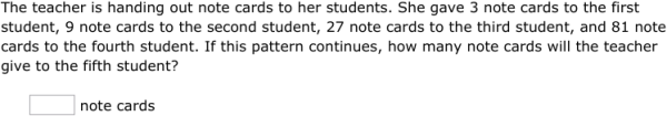 IXL | Number patterns: word problems | 4th grade math