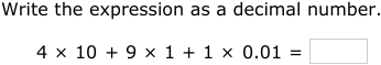 IXL | Convert decimals between standard and expanded form | 5th grade math