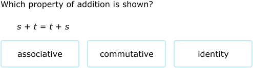 IXL | Properties of addition and multiplication | 8th grade math
