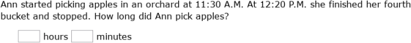 IXL | Elapsed time word problems: up to 5 minutes | 3rd grade math