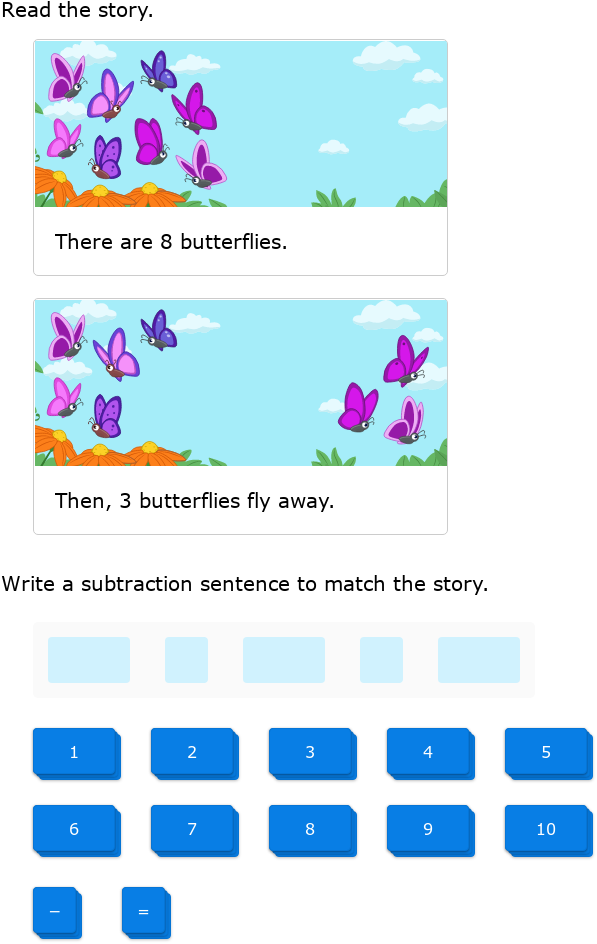 Subtraction Sentence