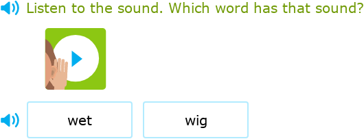 IXL | Which word has the same ending? | Kindergarten language arts