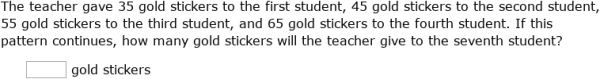 IXL | Using patterns: word problems | 5th grade math