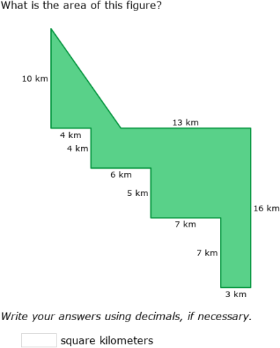 IXL - Area of compound figures with rectangles and triangles (Geometry ...