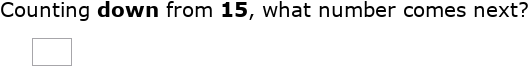IXL | Count up and down to find the next number - up to 20 ...