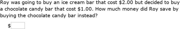 IXL | Subtraction word problems with money | 1st grade math