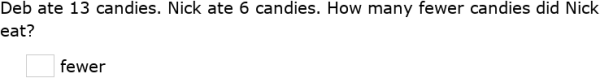 IXL | Comparison word problems up to 20: how many more or fewer? | 1st ...