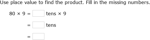 IXL | Multiply by a multiple of ten using place value | 3rd grade math