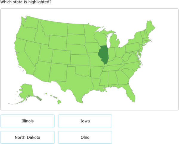 IXL | Identify states of the Midwest | 3rd grade social studies