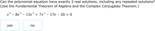 IXL - Fundamental Theorem of Algebra (Precalculus practice)