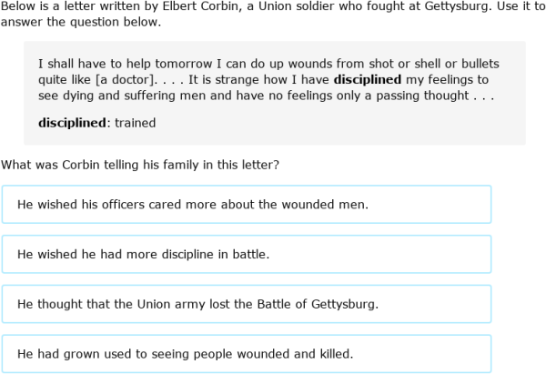 IXL | The Civil War: the First Battle of Bull Run to Gettysburg | 4th ...