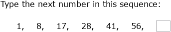 IXL | Complete an increasing number pattern | 5th grade math