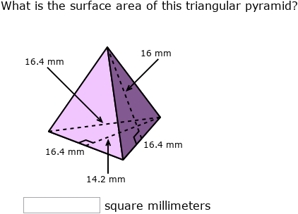 IXL | Surface area of pyramids | 6th grade math