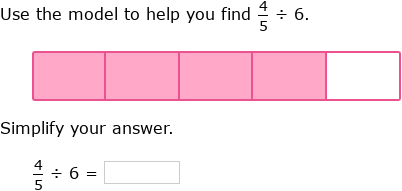 IXL | Divide fractions by whole numbers using models | 6th grade math