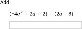 IXL - Add and subtract polynomials (Algebra 2 practice)