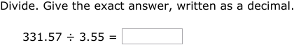 IXL | Divide decimals | 7th grade math
