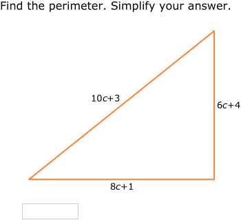 IXL - Add polynomials to find perimeter (Algebra 1 practice)