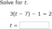 IXL | Solve equations using the distributive property | 8th grade math