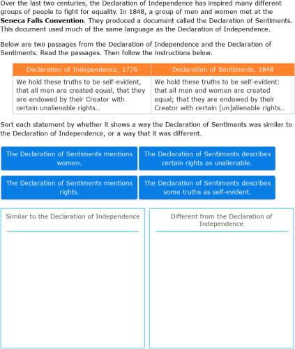 IXL | Source analysis: the Declaration of Independence | 5th grade ...