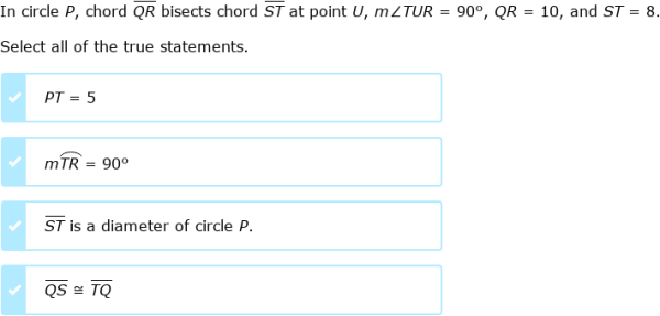 IXL - Checkpoint: Angles and lines in circles (Geometry practice)