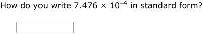 IXL - Convert between standard and scientific notation (Algebra 1 practice)