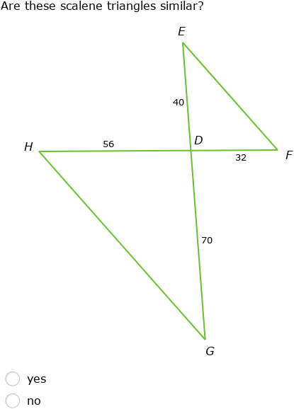 Similar Triangles Sas