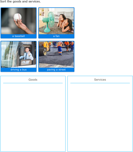 Goods And Services Sort