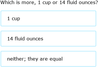 IXL | Compare customary units of capacity | 5th grade math