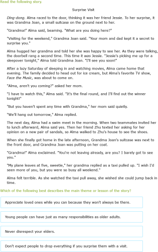 IXL | Determine the themes of short stories | 10th grade language arts