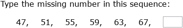 IXL | Arithmetic sequences | 7th grade math