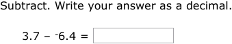 IXL | Add and subtract rational numbers | 7th grade math