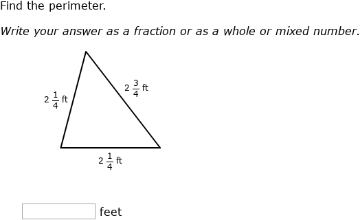 IXL | Perimeter of triangles and parallelograms | 6th grade math