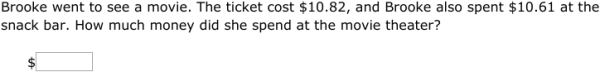 IXL | Add money amounts - word problems | 3rd grade math