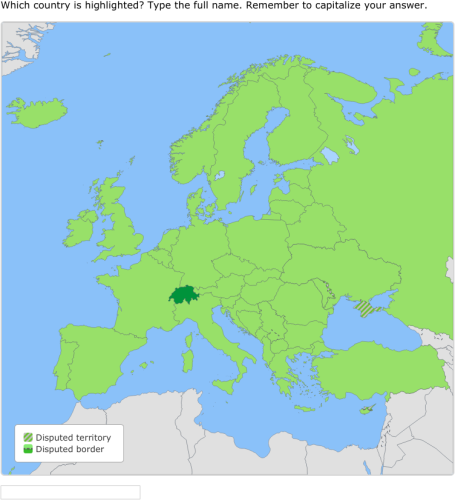 IXL | Name countries of Europe: region 1 | 6th grade social studies