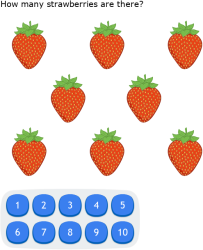 IXL | Count pictures - 6 to 10 | Kindergarten math