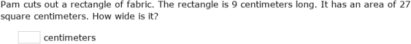 IXL | Find the missing side length of a rectangle: word problems | 3rd ...