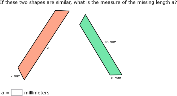 IXL | Side lengths of similar figures | 8th grade math