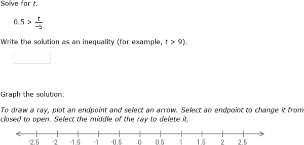 IXL - Solve and graph one-step multiplication and division inequalities ...