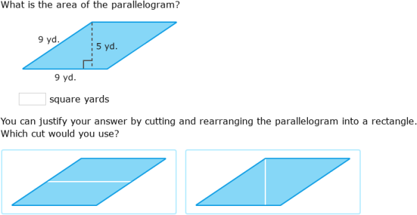 IXL | Understanding area of a parallelogram | 5th grade math