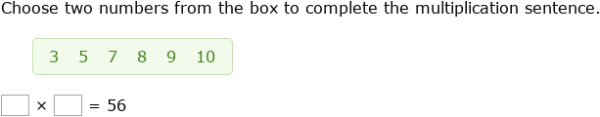 IXL | Multiplication facts up to 12: select the missing factors | 3rd ...