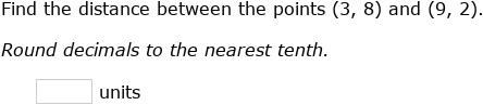IXL | Find the distance between two points | 7th grade math