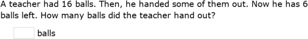 IXL | "Take from" word problems with change unknown - up to 20 | 1st ...