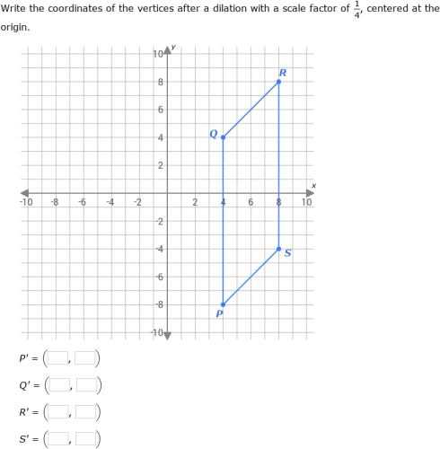 IXL | Dilations: find the coordinates | 7th grade math