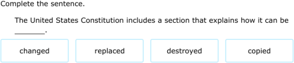 IXL | The Constitution | 3rd grade social studies