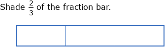 IXL | Show fractions: fraction bars | 3rd grade math