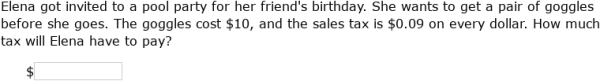 IXL | Sales and property taxes: word problems | 5th grade math