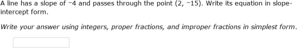 IXL - Write the equation of a linear function (Precalculus practice)
