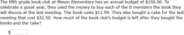 IXL | Multiply money amounts: multi-step word problems | 5th grade math