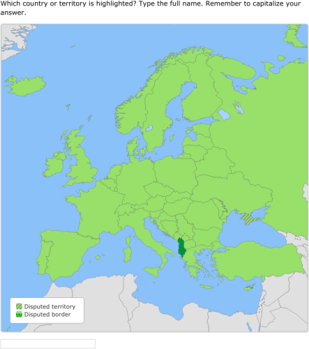 IXL | Name countries of Europe: region 3 | 8th grade social studies
