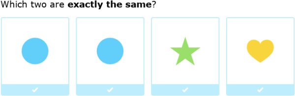 IXL | Same and different | Pre-K math